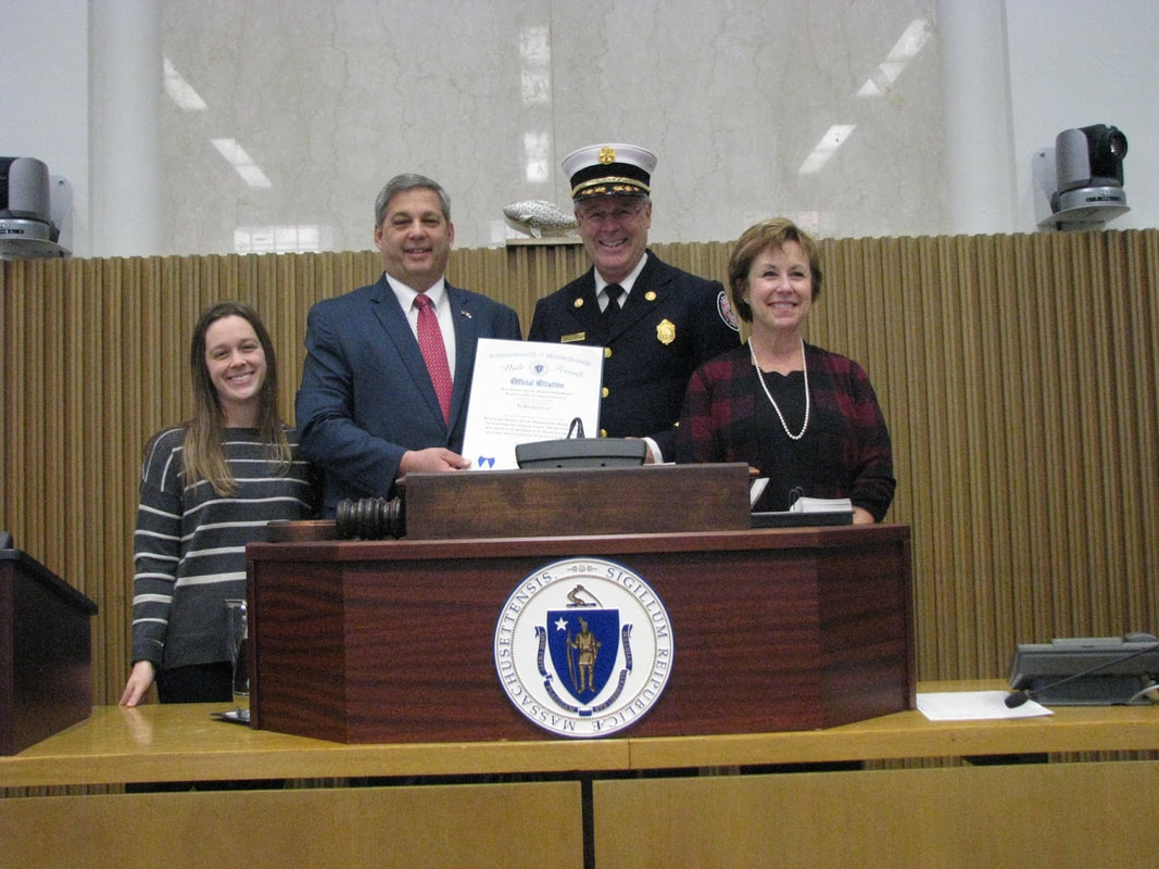 Senator Bruce Tarr recognizes one of Burnell Controls Employees for ...